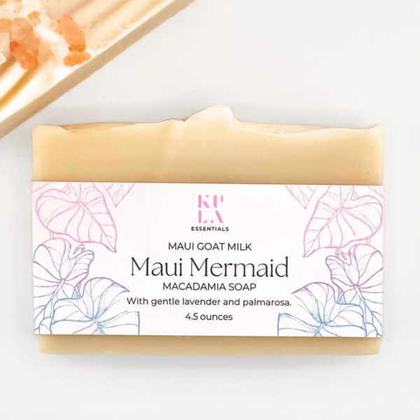 Solvrée | Hawaiian Maui Goat Milk Macadamia Soap - Maui Mermaid (4.5 oz)