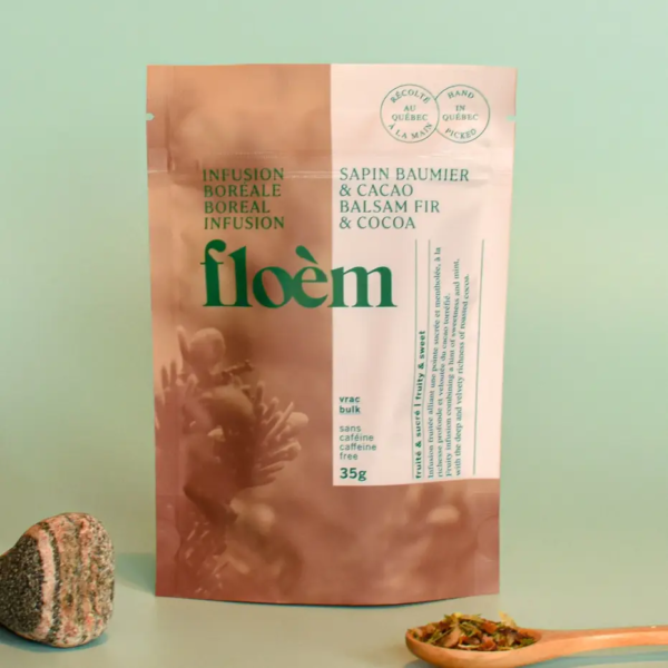 Solvrée | Floèm - Nordic Herbal Tea - Balsam Fir & Cocoa (35g)