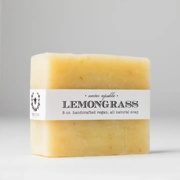 Solvrée | Nectar Republic - Lemongrass Handcrafted Soap (5 oz)