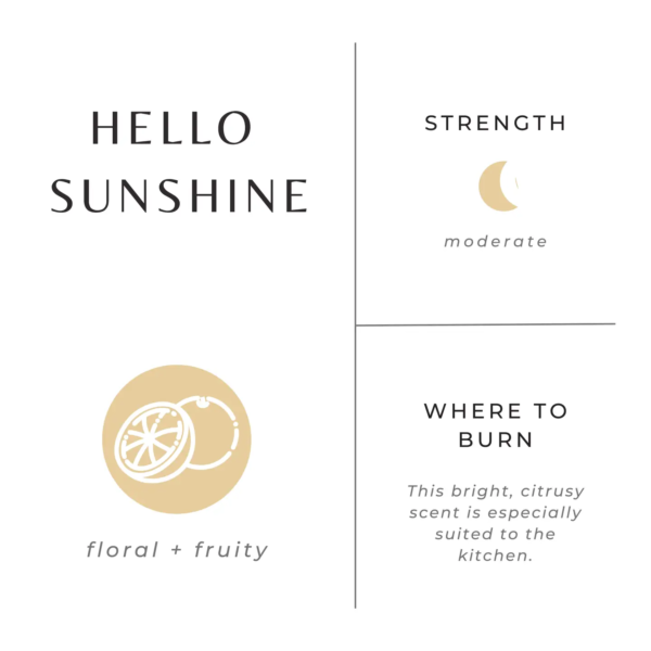 Solvrée | Slow North Candle - Hello Sunshine (2 oz)